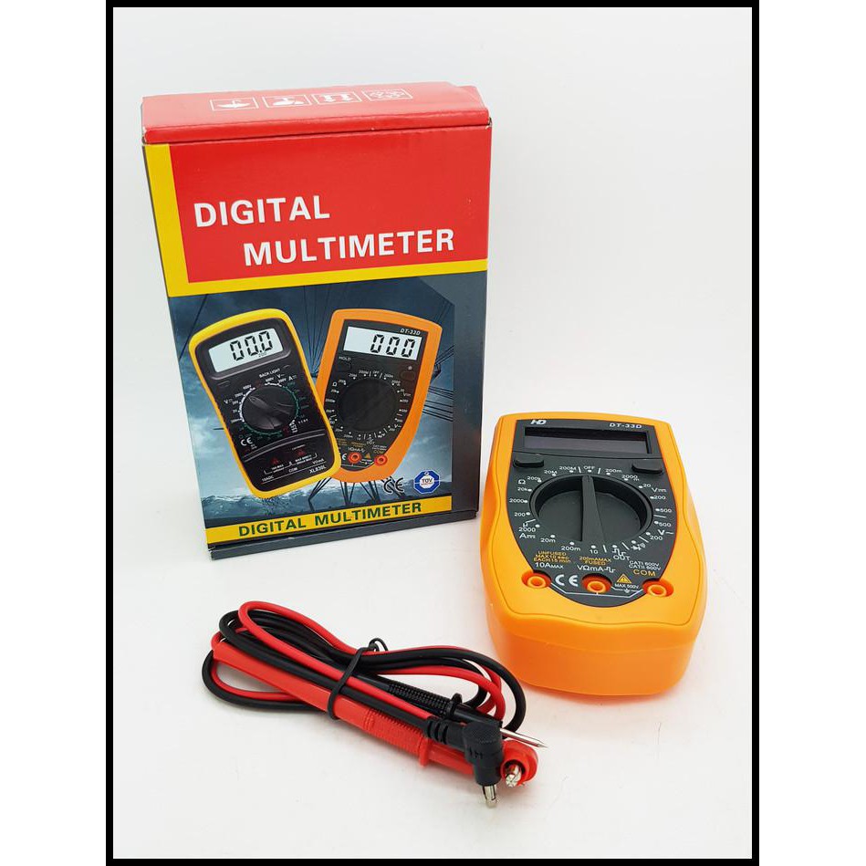 Jual Digital Multitester Merk Hd Model Dt-33D ( Palm Size ) + Buzzer ...