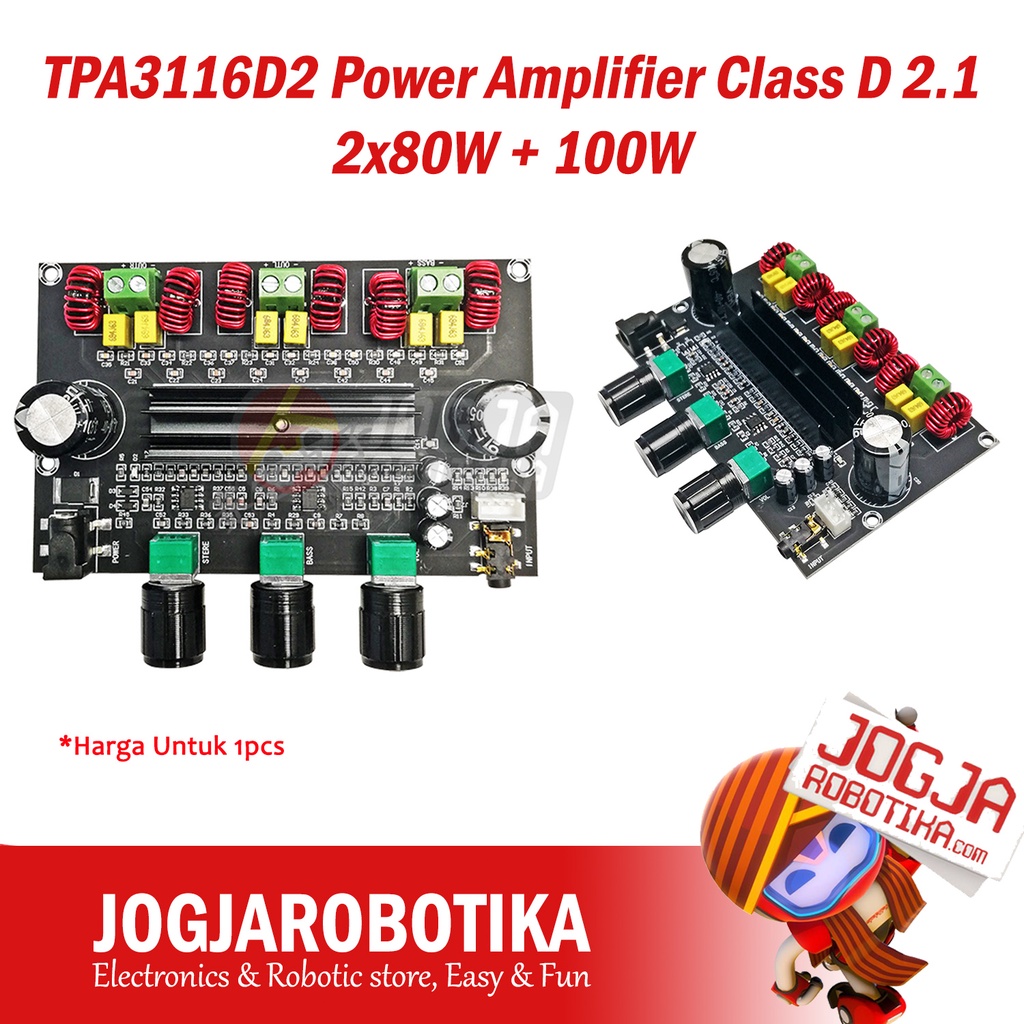 Jual TPA3116D2 Power Amplifier Class D 2.1 2x80W + 100W | Shopee Indonesia