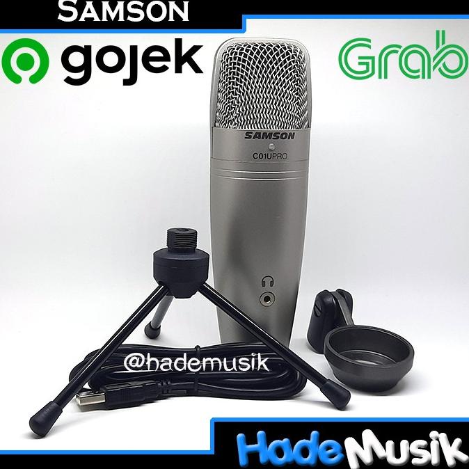Jual Samson C01U Pro USB Studio Condenser Microphone | Shopee Indonesia