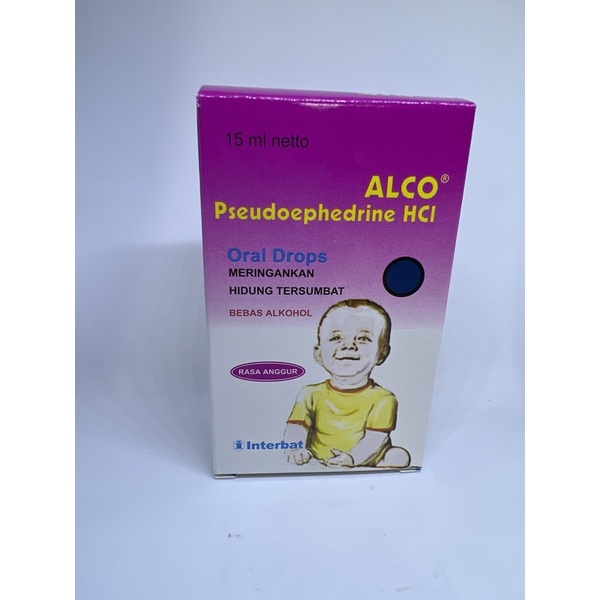 Jual Alco Pseudoephedrine HCl Oral Drops 15 ml | Shopee Indonesia