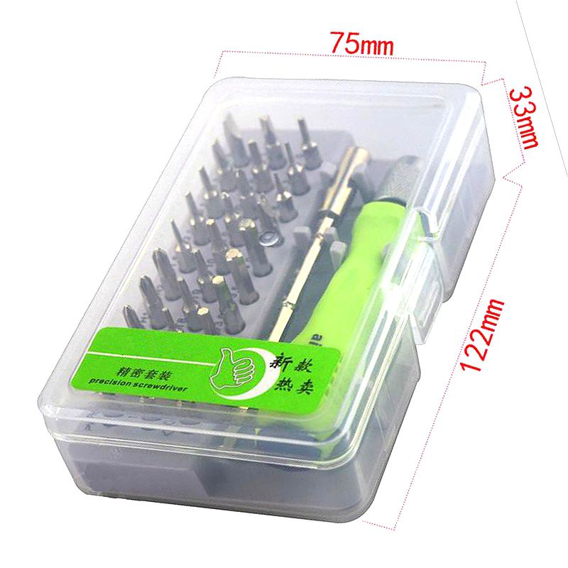 Jual Taffware Obeng set 30 in 1 Magnetic screwdriver repair tool kit ...