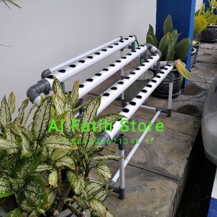 Jual Hidroponik Set Instalasi Hidroponik Full Set 2,5 in 48 lubang ...
