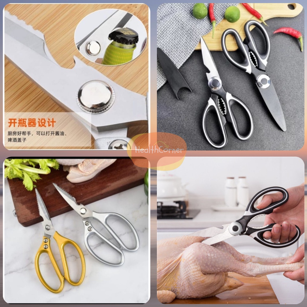 Jual Gunting Dapur Serbaguna Tajam Kitchen Scissors Multifungsi Daging ...