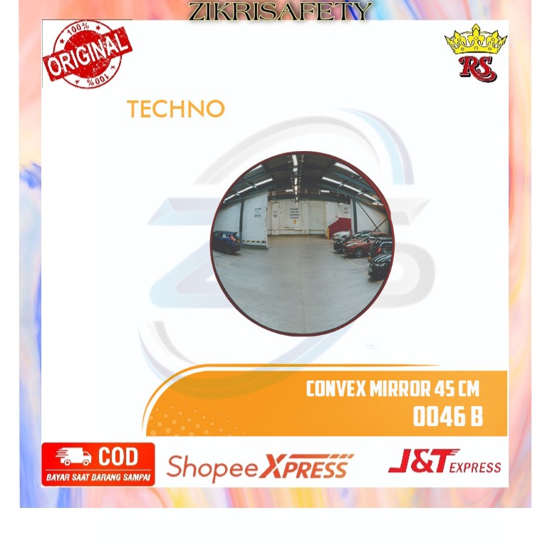 Jual Convex Mirror 45cm “TECHNO” 0046 B INDOOR / CONVEX MIRROR INDOOR ...