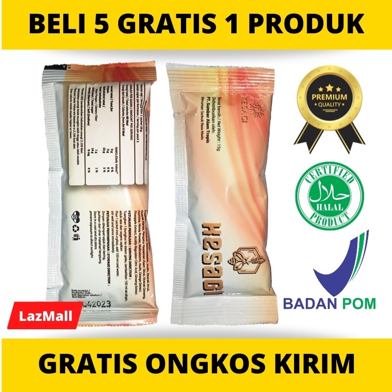 Jual KESAGI ORIGINAL ASLI 1 SACHET - BELI 5 SACHET BONUS 1 KDM | Shopee ...