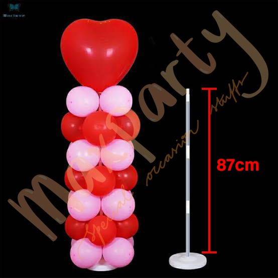 Jual Standing Tiang Dekorasi Balon Foil dan Latex 90cm / Pule Base ...