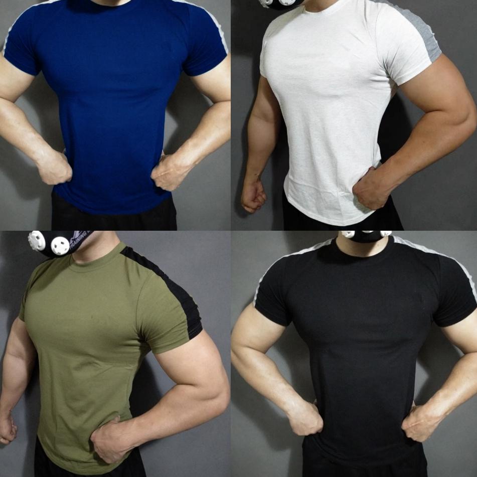 Jual SIA.02Jn22ᶻ– KAOS GYM PRIA OLAHRAGA FITNESS MUSCLE PAKAIAN COWOK ...