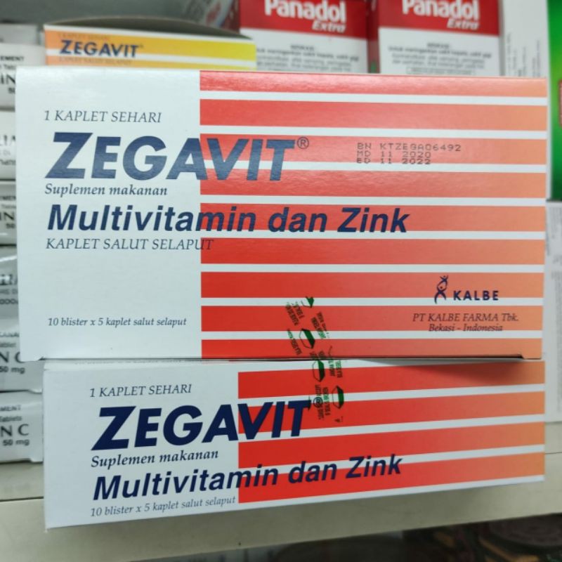 Jual zegavit multivitamin dan zink | Shopee Indonesia