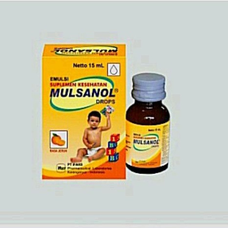 Jual ( Bisa COD ) MULSANOL DROP SIRUP 15 ML SUPLEMEN MULTIVITAMIN ...