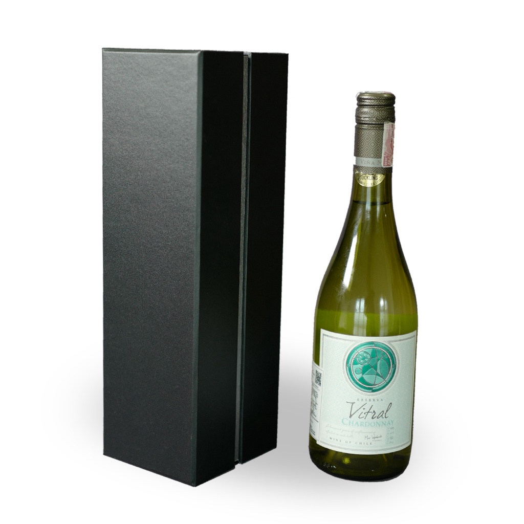 Jual Premium Wine Box Packaging Flush Box Digilon Black Gift Box Kotak Kado Hardbox Botol Wine ...