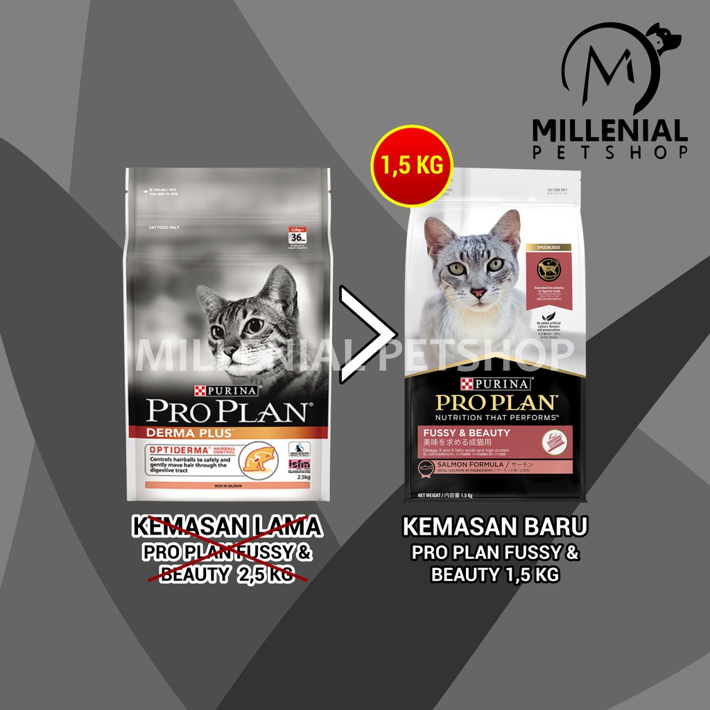 Jual Makanan kucing proplan Derma plus 2.5kg / pro plan untuk bulu ...