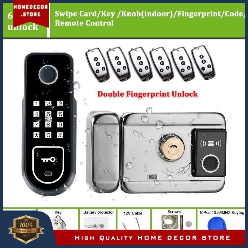Jual Remote Control Lock Keyless Door Lock Hide Key Digital Keypad Door ...
