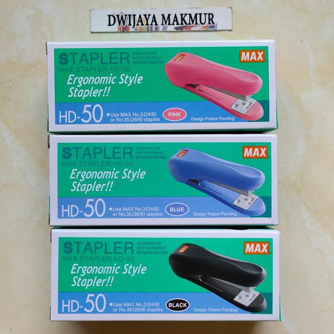 Jual Stapler Max Hd-50 Hektar Besar Dwija522 Buru Order | Shopee Indonesia