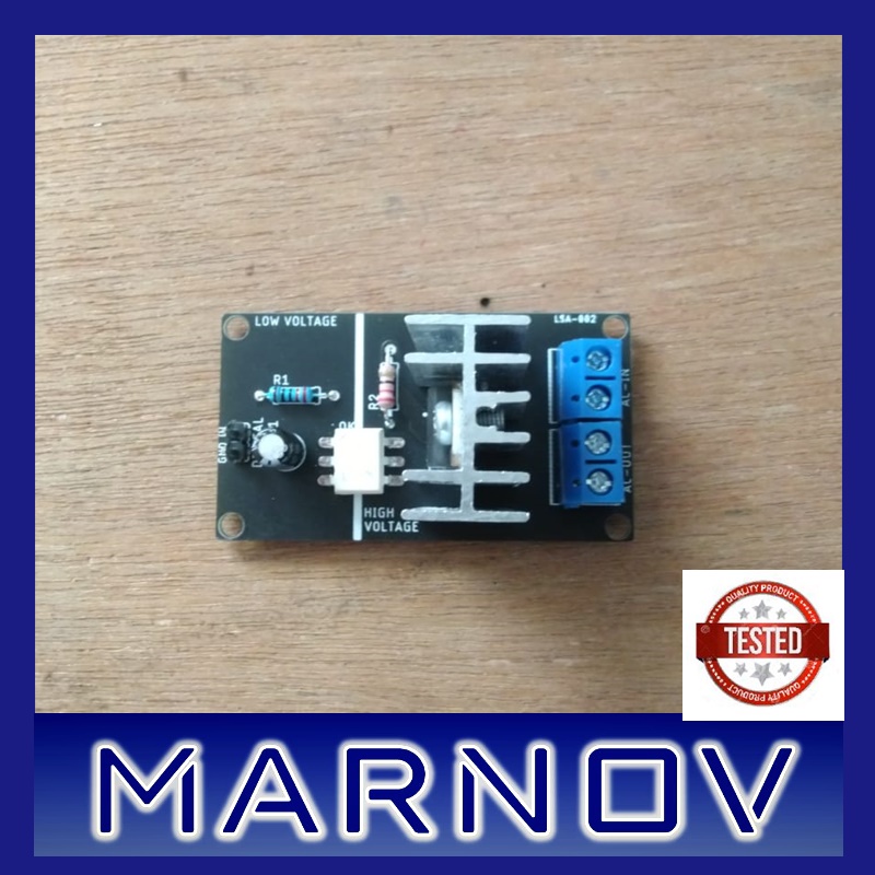 Jual LSA-003 AC Switch Module Modul TRIAC Arduino 1 Channel 5V 3.3V ZCD ...