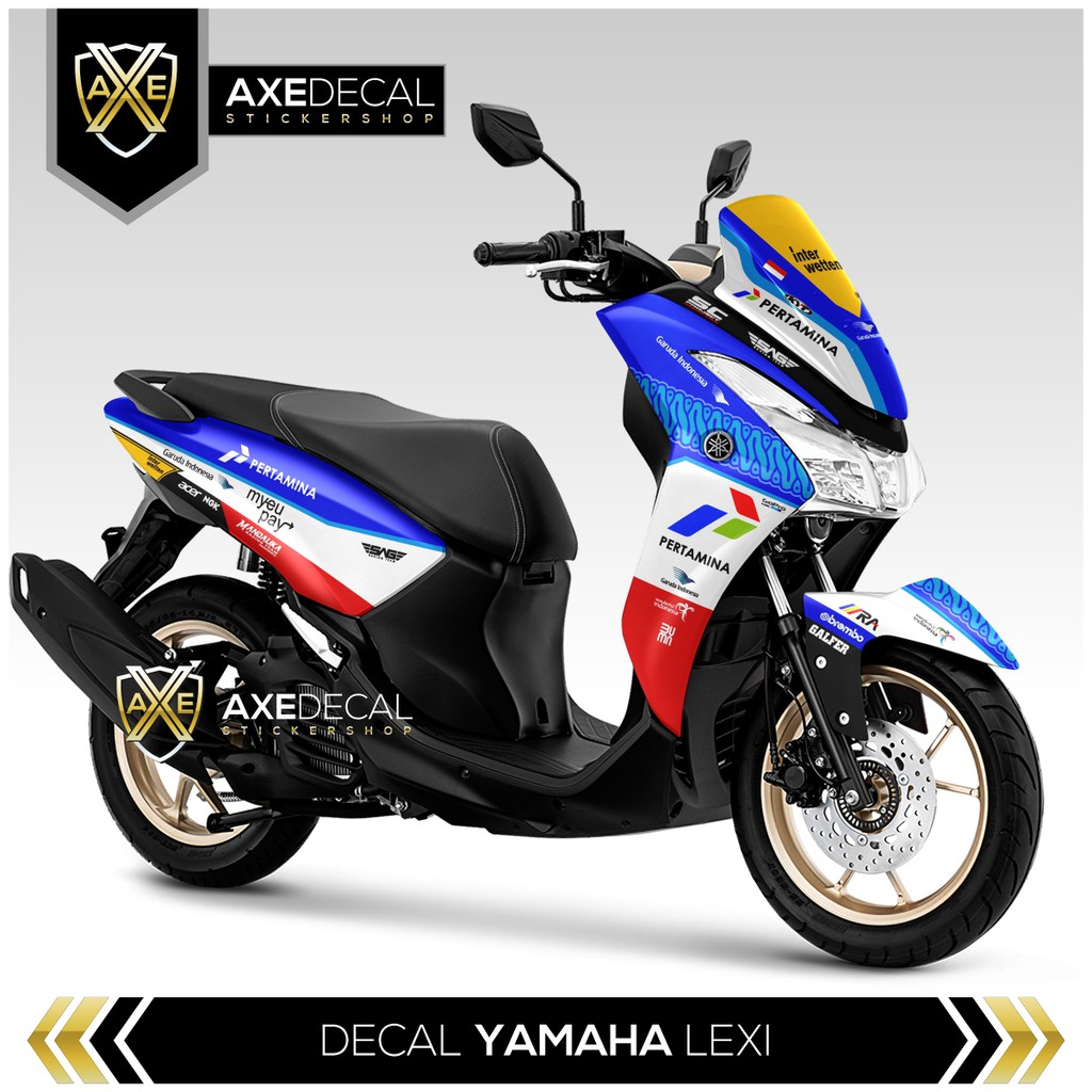 Jual Decal Sticker Full Body Yamaha Lexi Mandalika / Stiker Motor Lexi ...