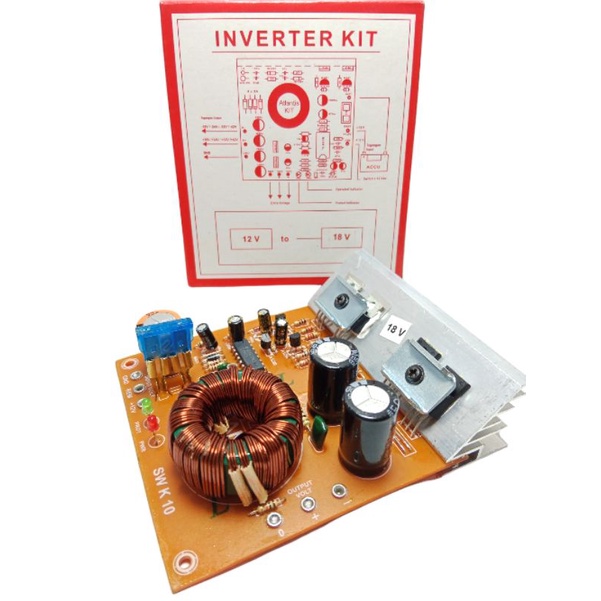 Jual KIT INVERTER 18 VOLT CT INPUT 12 VOLT CONVERTER DC TO CT BELL BGR ...