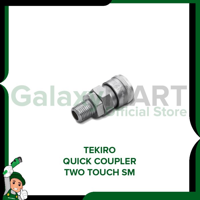 Jual Tekiro Quick Coupler Two Touch / Konektor Kompressor 20 / 30 / 40 SM | Shopee Indonesia