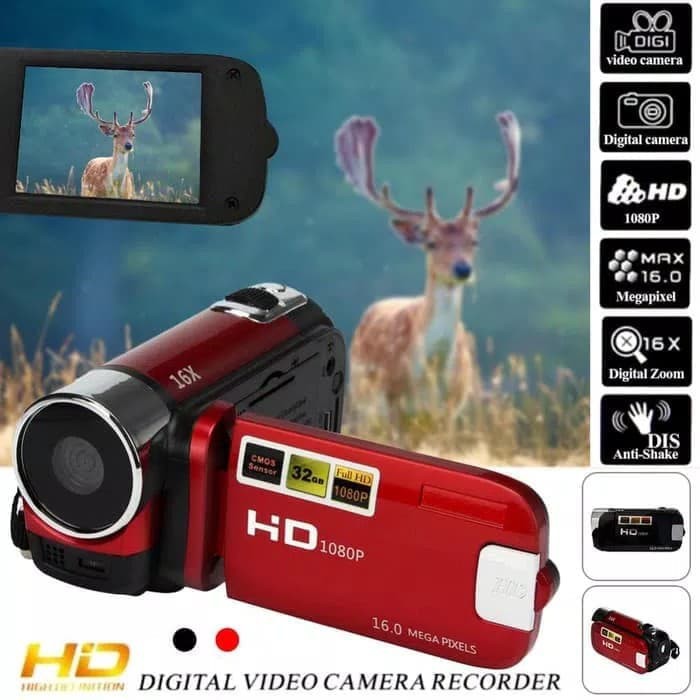 Jual Handycam Camcorder kamera digital 16 MP Full HD 16X Zoom untuk ...