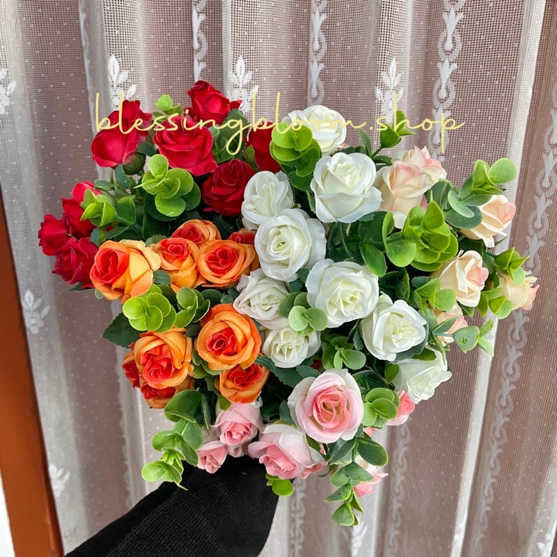 Jual Mawar Buket Eucalyptus dolar | Shopee Indonesia