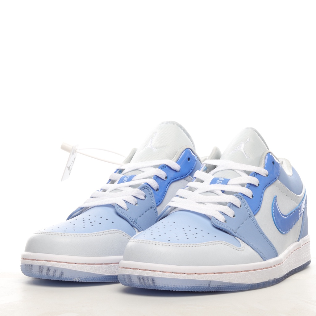Jual nike air jordan 1 low se mighty swooshers blue | Shopee Indonesia