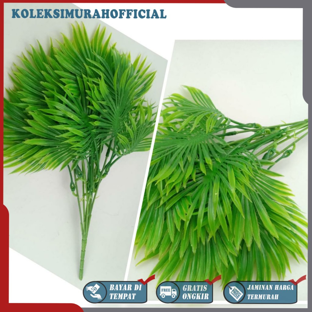 Jual COD DAUN PAKIS BUNGA TANGKAI PLASTIK BUNGA ARTIFISIAL BUNGA HIAS ...