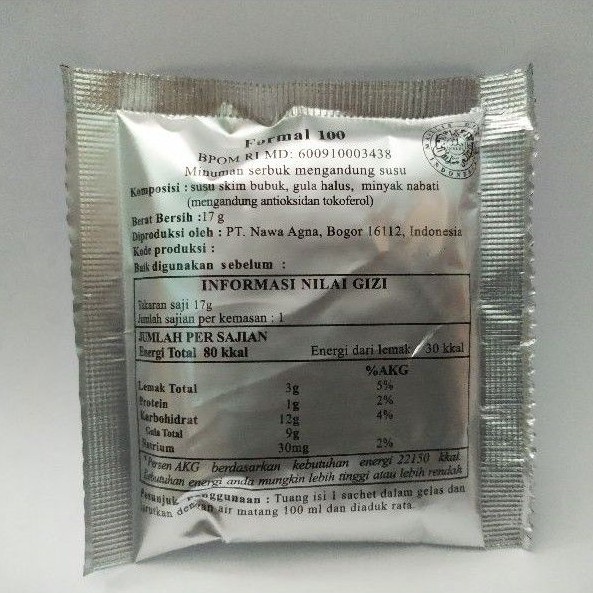 Jual Formula 100 / F100, Susu atau makanan untuk anak gizi buruk atau ...