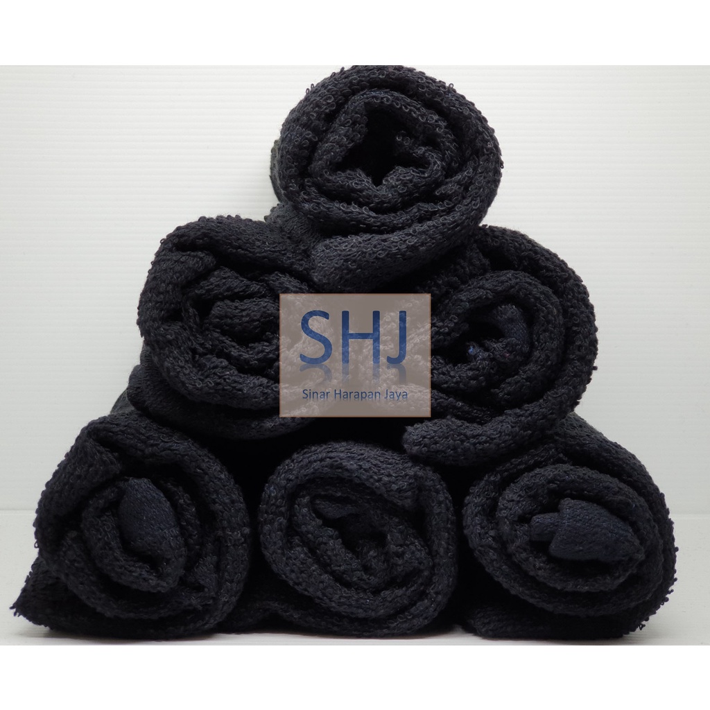 Jual Handuk Golden Leaf Warna Hitam Ukuran 40x80 | Shopee Indonesia