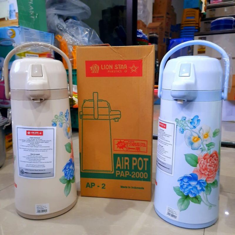 Jual Termos Air Panas Pump/pompa Lion Star | Shopee Indonesia
