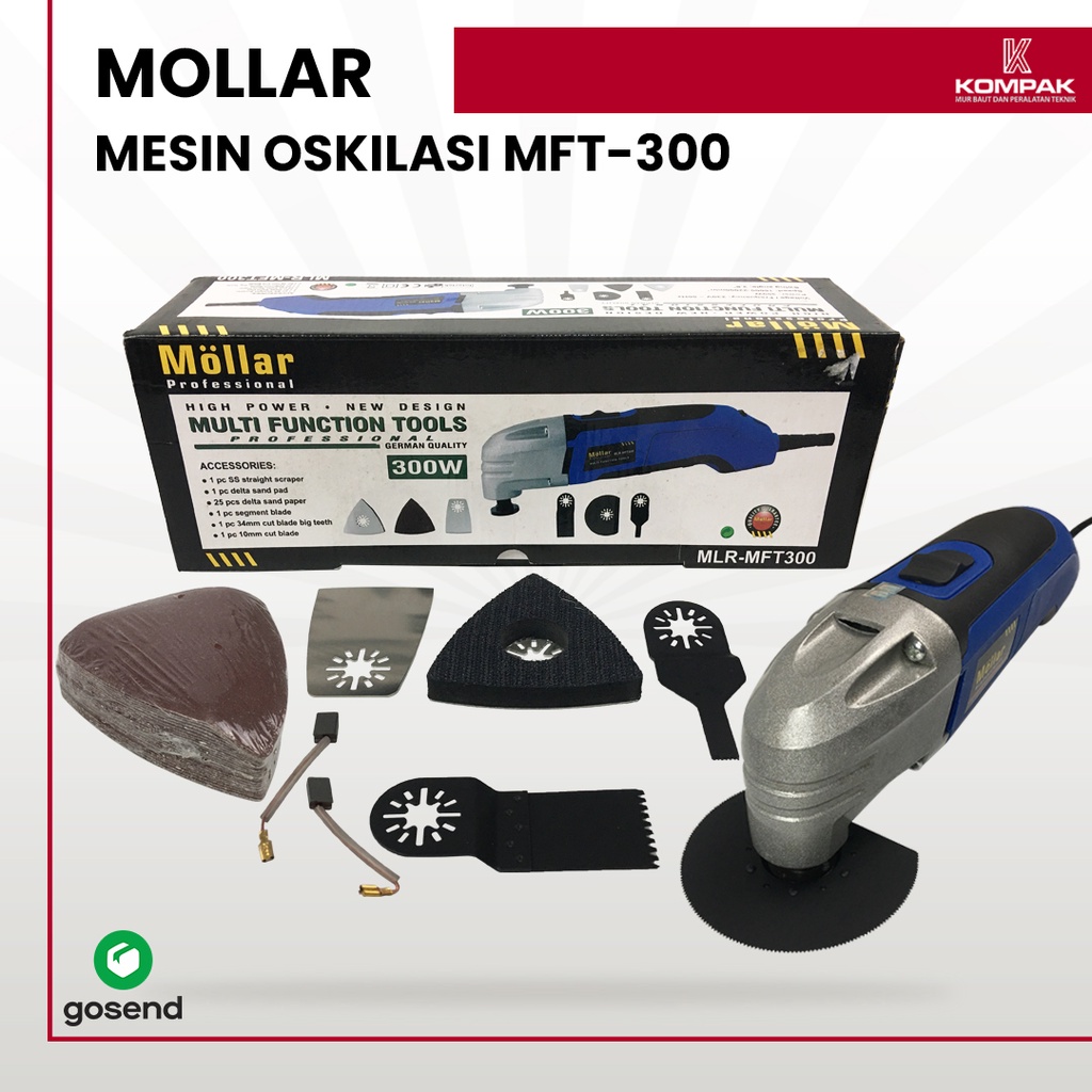 Jual MOLLAR MFT300 Mesin Multi Cutter Oskilasi Tool Oscillating Grinder ...