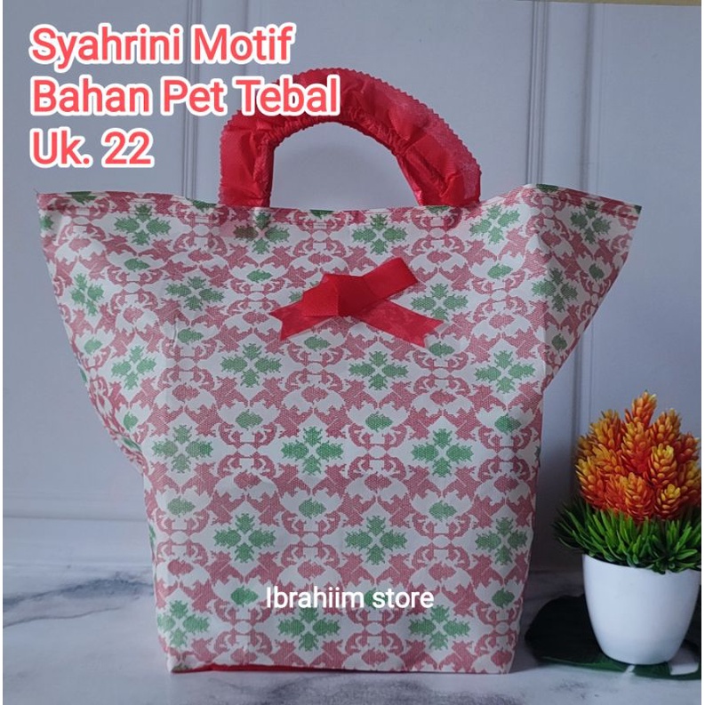 Jual TERLARIS TAS BERKAT MOTIF TEBAL UKURAN 22x22 TAS BERKAT PET 22x22 ...