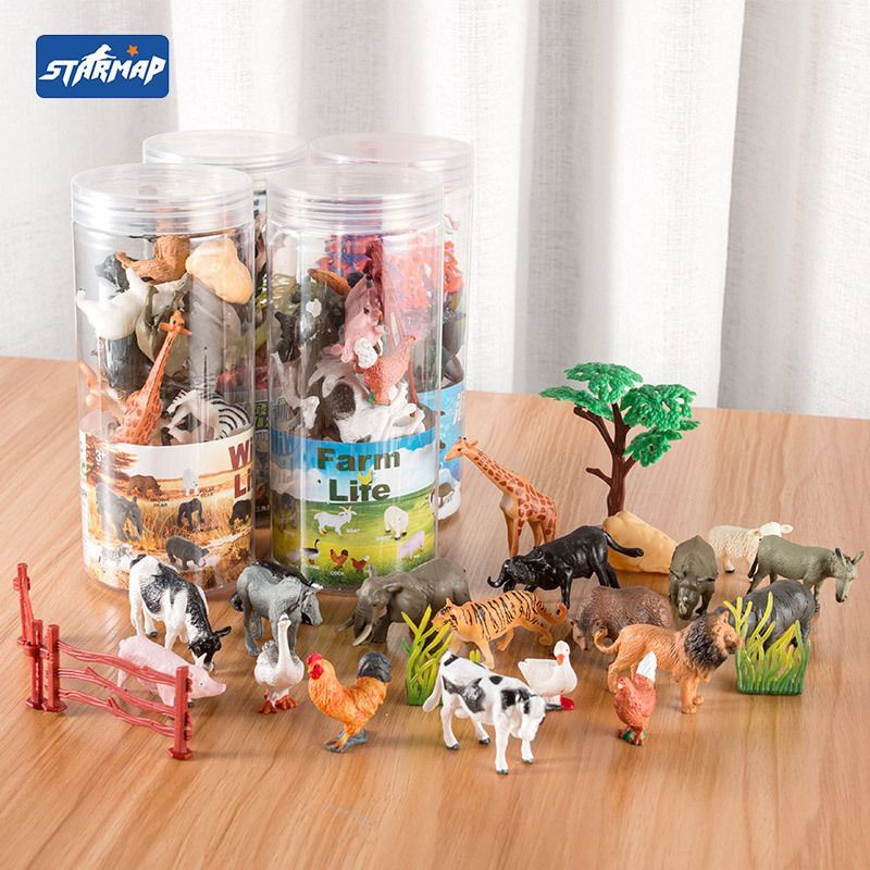 Jual MAINAN EDUKASI ANIMAL FIGURINE TUBE PLASTIK BINATANG HEWAN PLAY ...