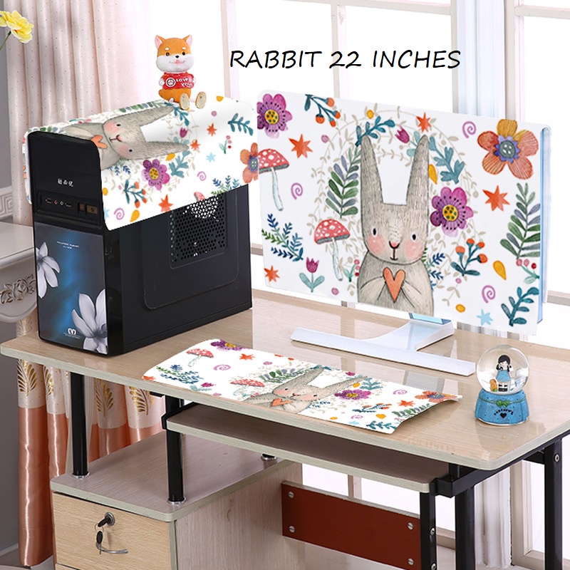 Jual Cover set computer 19-24 inch penutup komputer dust desktop ...