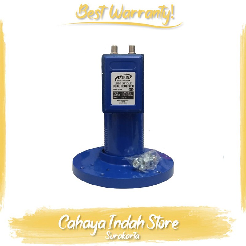 Jual Lnb 1 Satelit 2 Receiver Matrix 15K Dual Out Lnb C Band Termurah ...