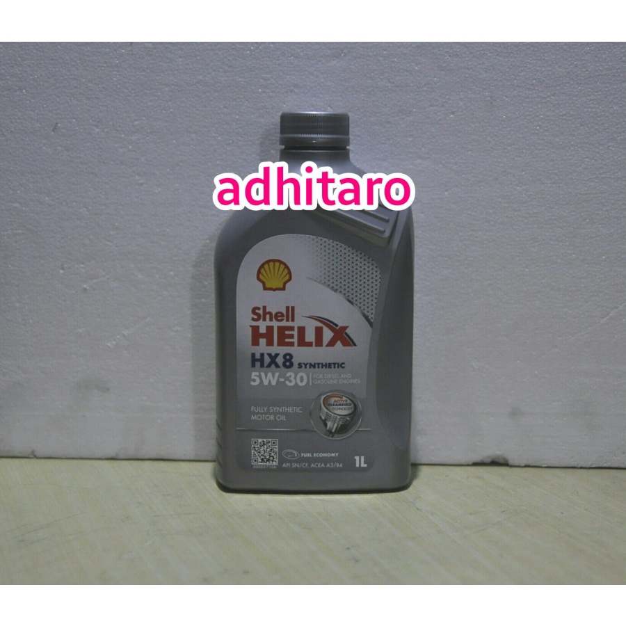 Jual Oli Shell Helix HX8 SAE 5W-30 API service SN/CF ukuran 1L | Shopee ...