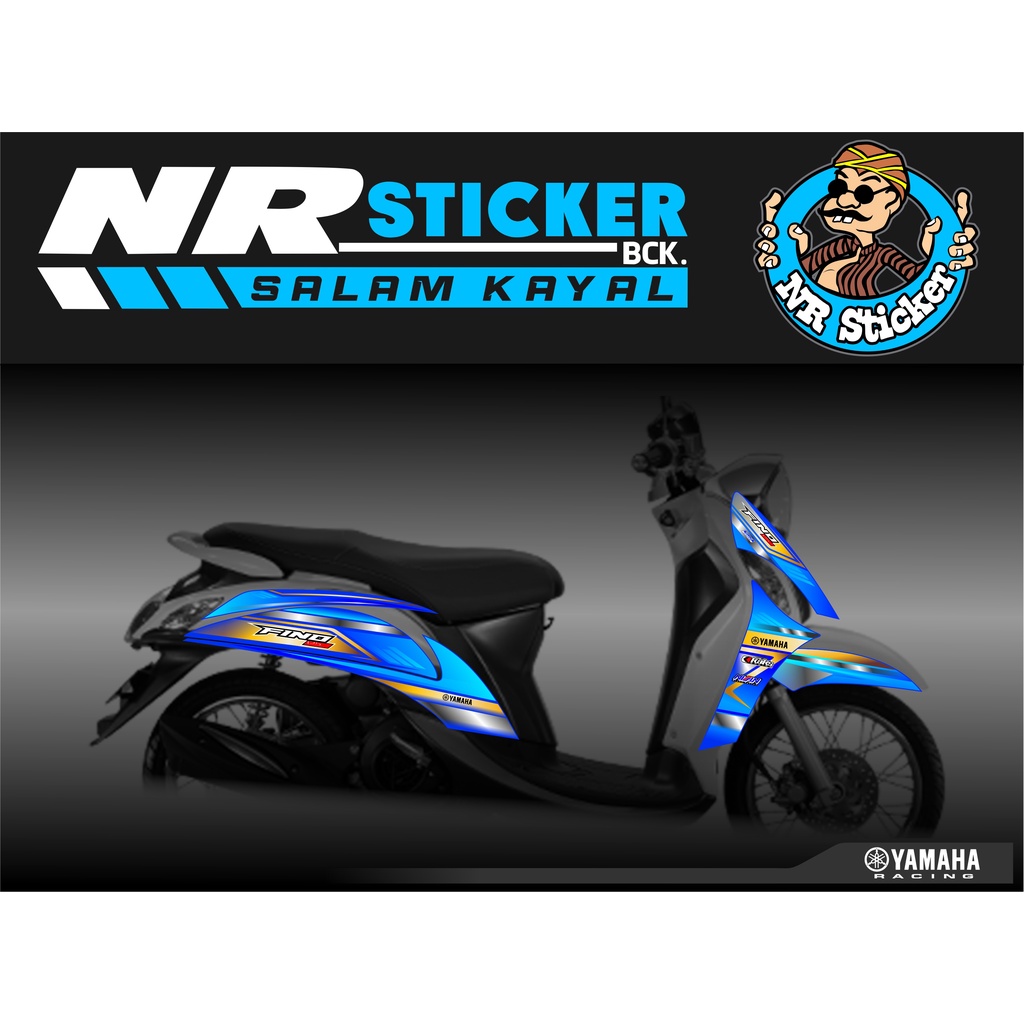 Jual Stiker Striping Mio FINO 125 Grafik Simpel Warna Varias | Shopee ...