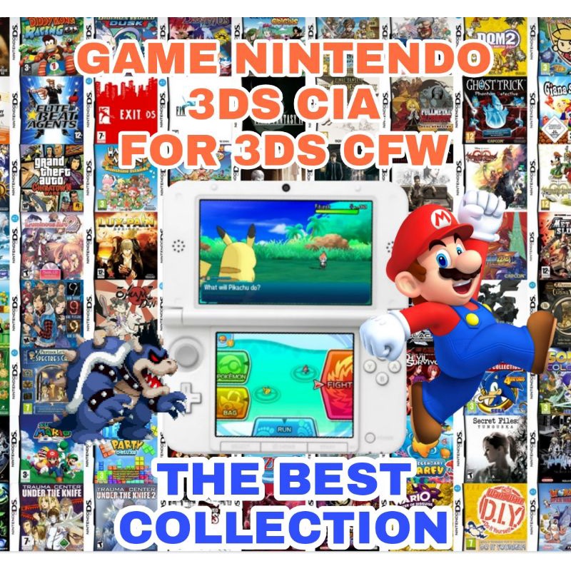 Jual 30 Game 3ds cia bebas pilih (Nintendo 3ds) | Shopee Indonesia