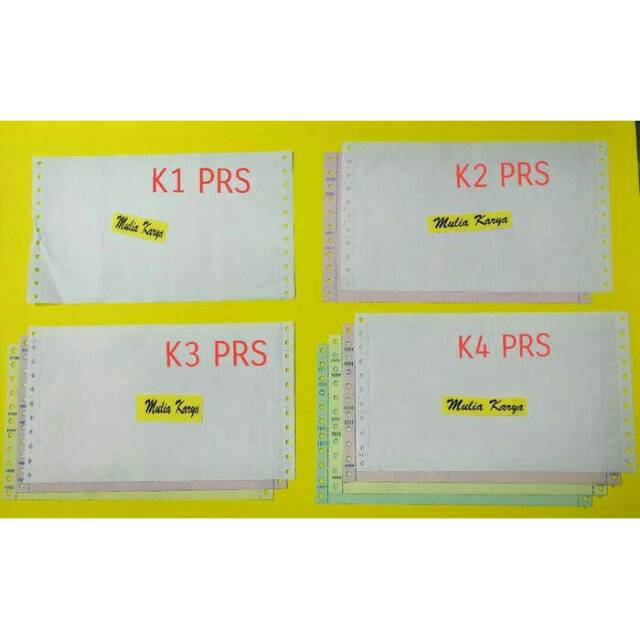Jual PPOB Continous Form 1 ply sd 5 ply perforasi / 9.5 x 11 /2 PRS ...