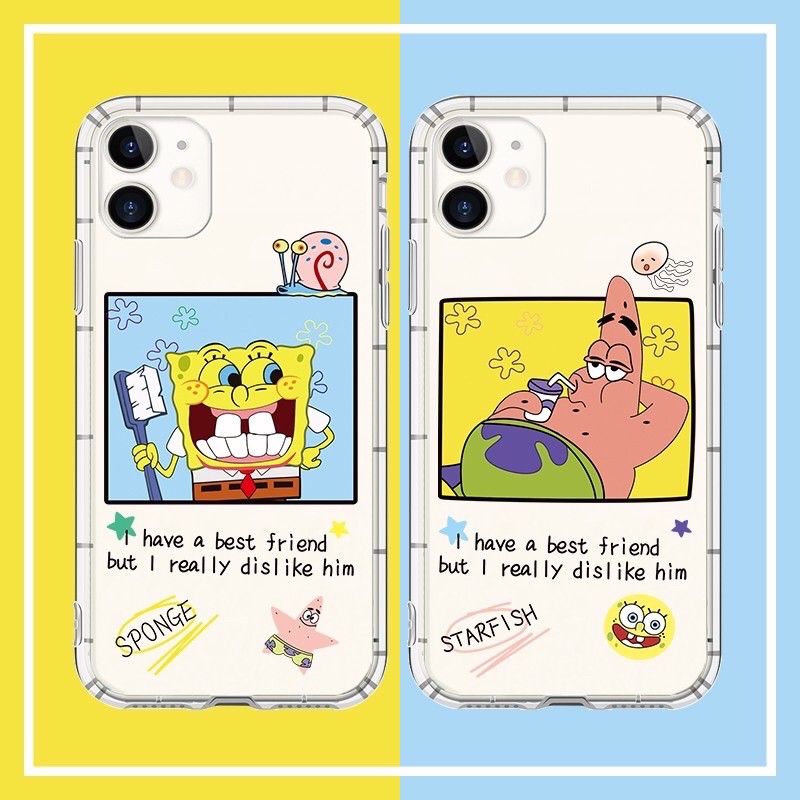 Jual IPHONE CASE MOTIF SPONGEBOB SOFTCASE CASING IPHONE WITH BUMPER iphone 12 Pro Max 11 P 6 7 8 ...