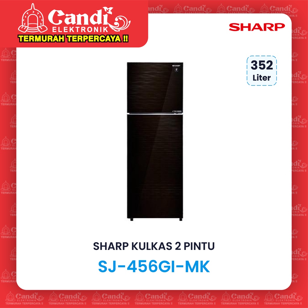 Jual SHARP KULKAS 2 PINTU SJ-456GI-MK 352 LITER INVERTER SJ-456GI | Shopee Indonesia