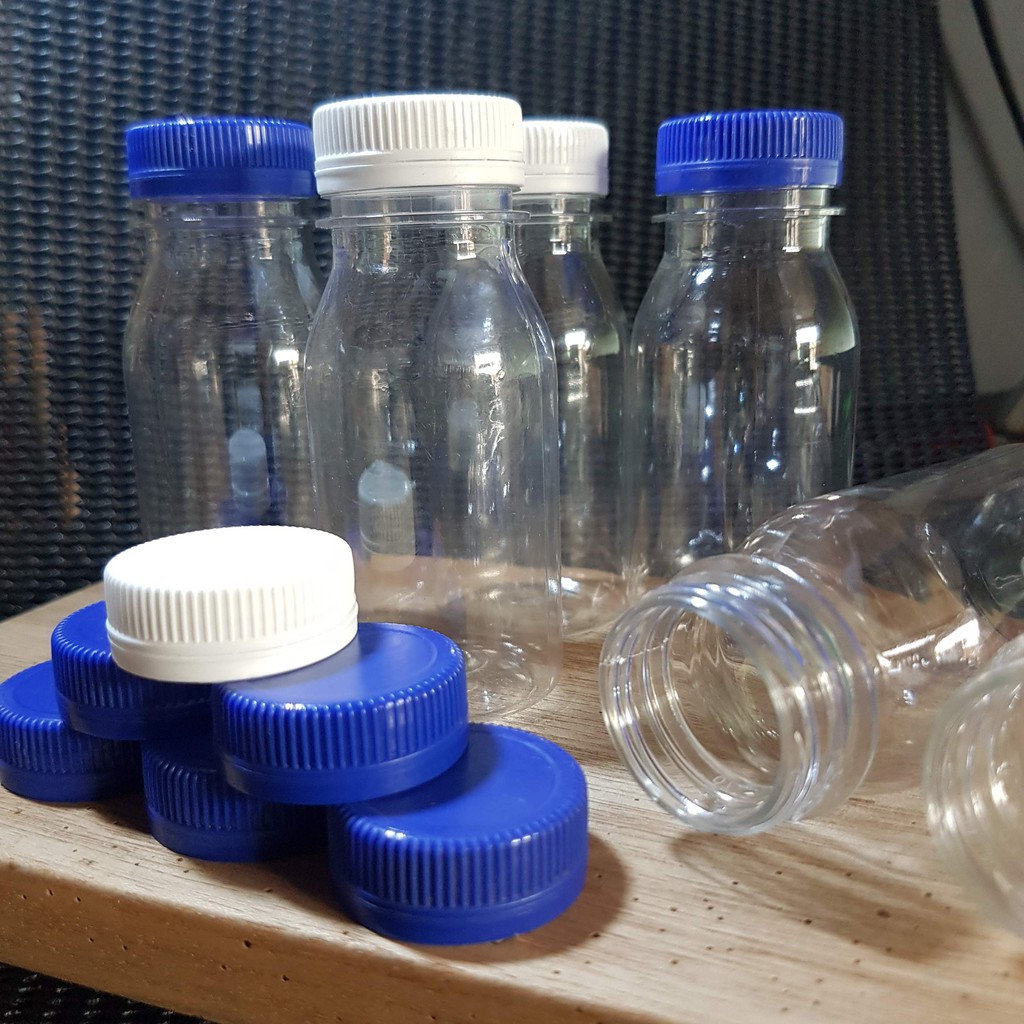 Jual BOTOL PET 60 ML LEHER PENDEK 1 PAX ISI 100 PCS | Shopee Indonesia