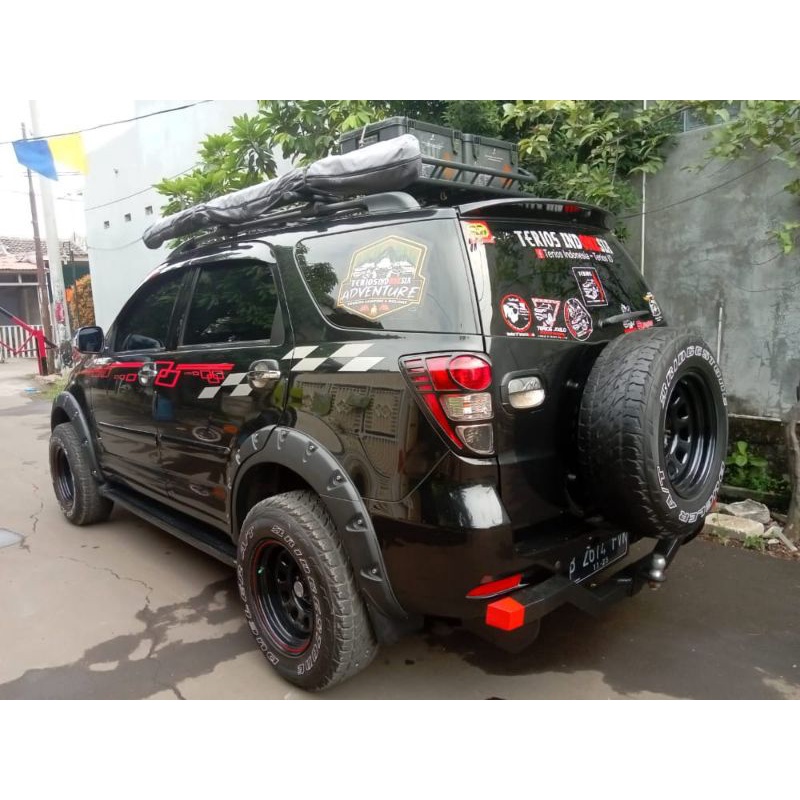 Jual over fender rush terios model baut variasi | Shopee Indonesia