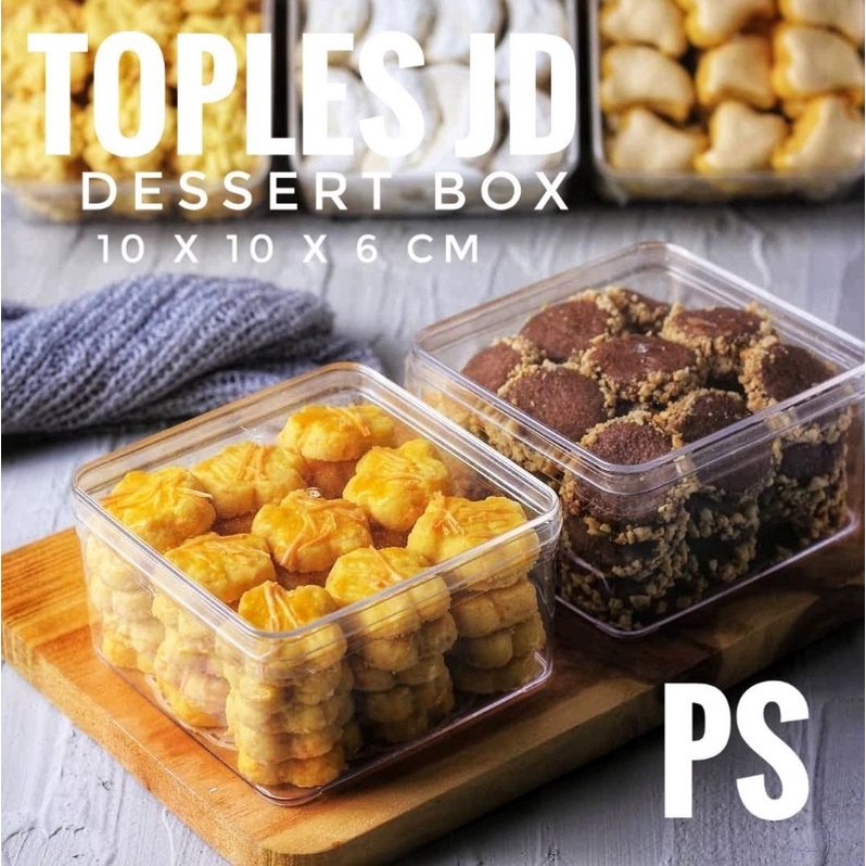 Jual Toples Kotak / Toples Nastar / Toples Dessert / Toples Kue Kering ...