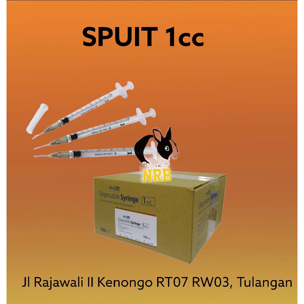 Jual Syringe 1ML / Spuit / Spet / Suntikan Hewan Anjing Kucing | Shopee ...