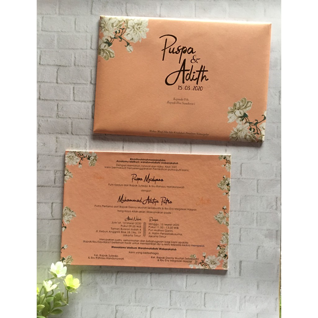 Jual Undangan Pernikahan Hard Cover Landscape | Shopee Indonesia