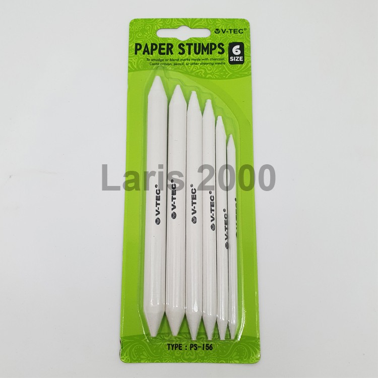 Jual Paper Stumps Pencil / Pensil Kertas Vtec Set 6 | Shopee Indonesia
