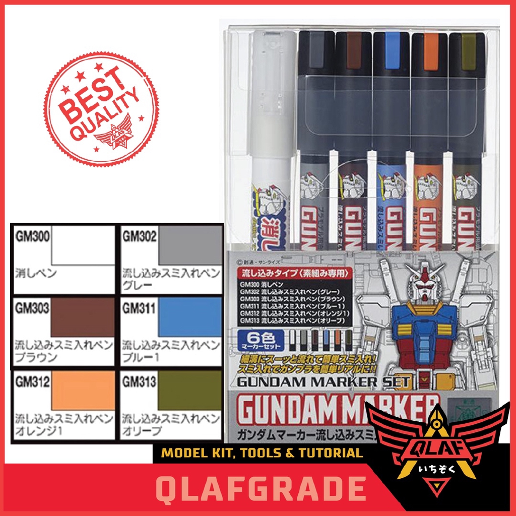 Jual GUNDAM MARKER - POURING INKING PEN SET | Shopee Indonesia