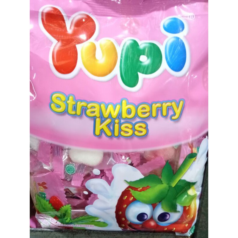 Jual permen yupi strawberry kiss | Shopee Indonesia