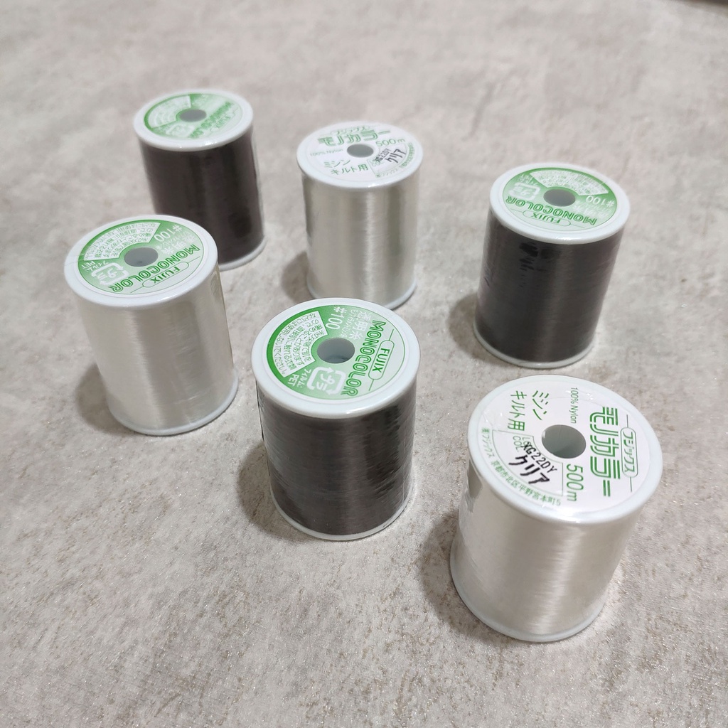 Jual FUJIX Monofilament Thread 500m Benang Transparan Transparent ...