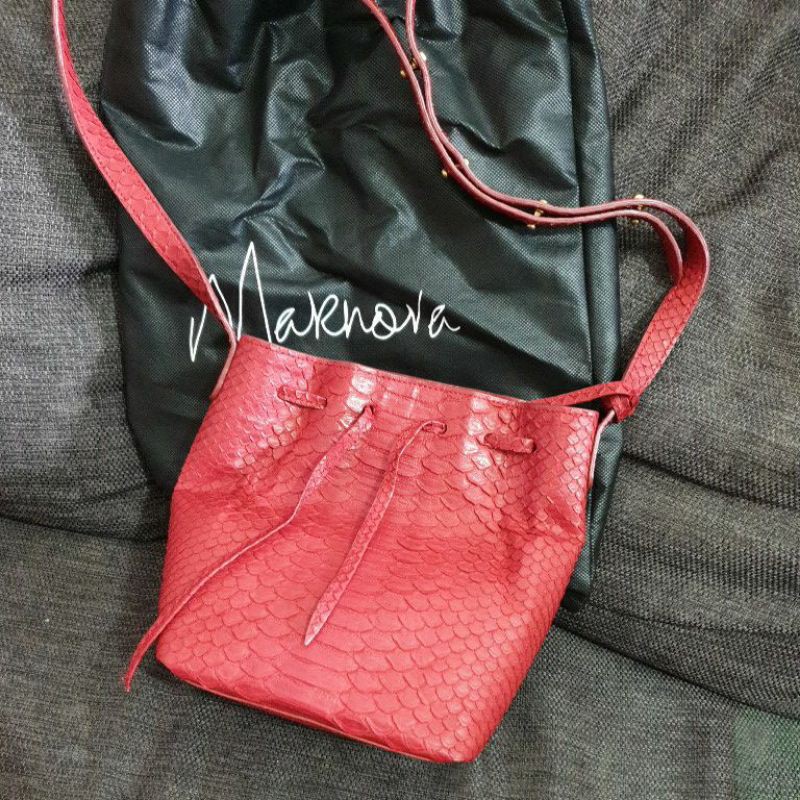 Jual Tas Kulit Pyton Marnova | Shopee Indonesia