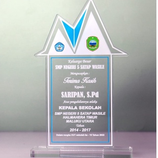 Jual Plakat Akrilik Custom / Plakat Penghargaan,Seminar,PKL,Ucapan ...
